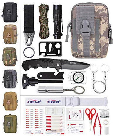 ETROL 22-in-1 Emergency Survival Kit and First Aid Kit Upgraded ...
