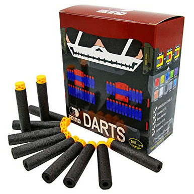 EKIND 100 Pcs 7-2cm TPR Waffles Soft Head Darts Refill Foam Bullet ...