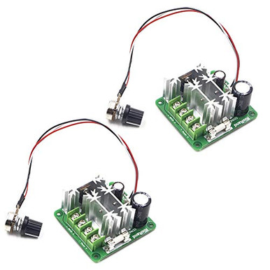 RioRand Upgraded 6V-90V 15A DC Motor Pump Speed Controller 2PCS ...