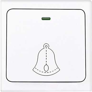 Battery Free Push Button in White (Individual), 150 Feet Range, Can ...
