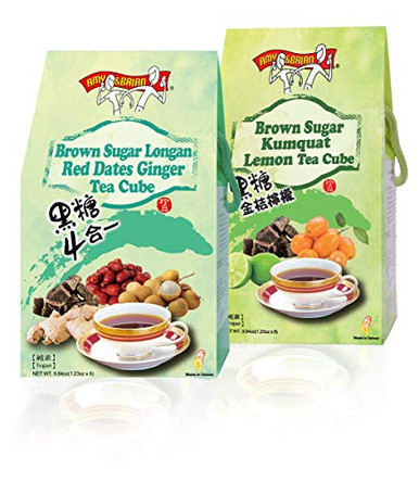 Amy and Brian Herbal Tea Cubes - Ginger-Red Dates-Longan - Kumquat ...
