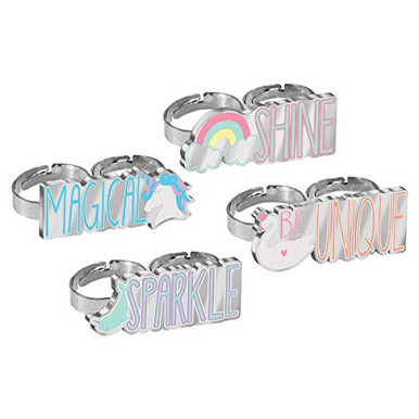 Assorted Magical Rainbow Double Rings for Kids- 4 pcs ...