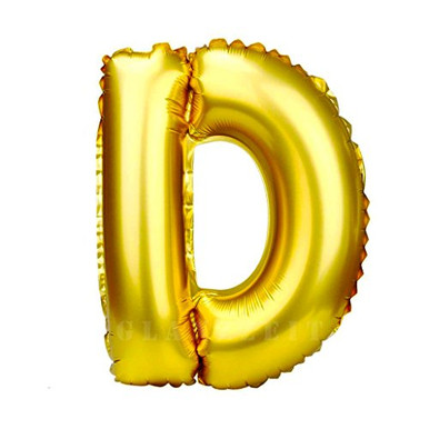 Glanzzeit 16 Inch Gold Balloons Decor Letters A to Z Numbers 0 to 9 for ...