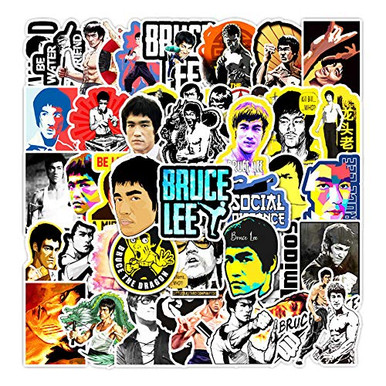 Bruce Lee Stickers Birthday Gift for Friends Vinyl Skateboard Guitar ...