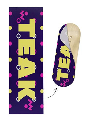 Teak Tuning Fingerboard Deck Graphic Confetti Teak Logo - Adhesive ...