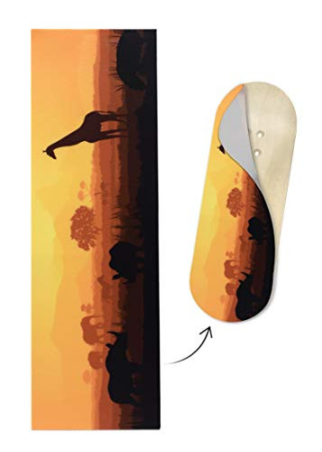 Teak Tuning Fingerboard Deck Graphic Savannah Sunset - Adhesive ...