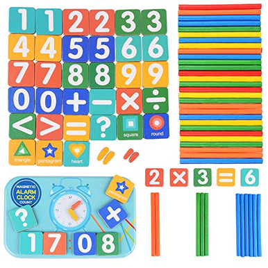 Magnetic Counting Stick Time Learning ToysMontessori Mathematical ...