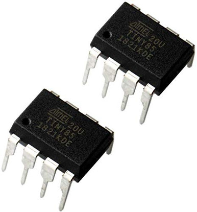 flashtree 2pcs Original Atmel Dip-8 ATTINY85-20PU Tiny85-20Pu Ic IC Chip - Warehousesoverstock