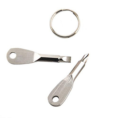 Portable Keychain Screwdriver Mini EDC Screwdriver Tool Flat Head ...