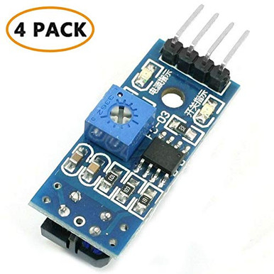 Seazoon 4pcs TCRT5000 Barrier Line Track Sensor Infrared Reflective ...