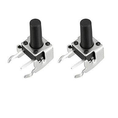 uxcell 20Pcs Momentary PCB Side Mounting Fixed Bracket Pushbutton Push ...