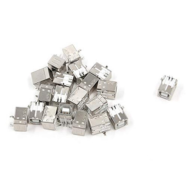 Tulead USB Socket Connectors 4 Pins Type B Port BF 90 Degree Female ...