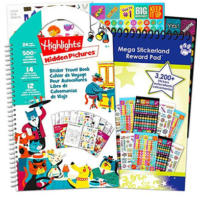 Highlights Magazine Hidden Pictures Stickers Travel Set ~ Over 500 ...