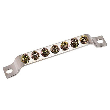 uxcell Terminal Block Connector Bar 7 Positions Bridge Design Ground ...