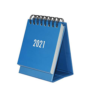 2021 Yearly Desktop Calendar Mini Stand Up Table Calendar Steel Coil ...