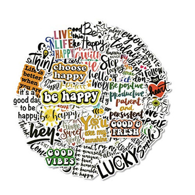 Inspirational Stickers for Laptop Be Persistent Positive Motivational ...