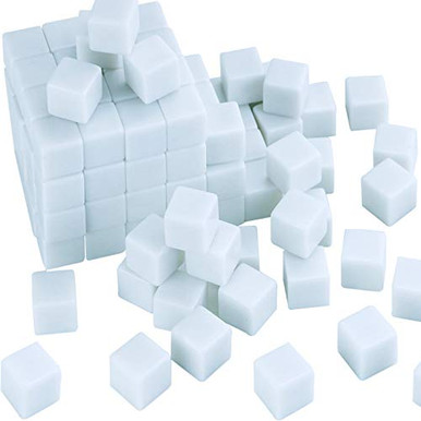 YG-Oline 60 Pcs 16 mm Blank White Square Corner Dice Acrylice Uniform ...