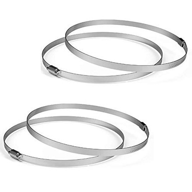 10 inch Duct Clamps for 10 HVAC Air Ducting Hoses Fans - 4 Pack ...