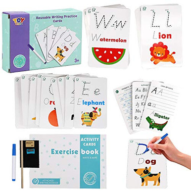 TOY Life Dry Erase Alphabet Flash Cards with ABC and Alphabet ...