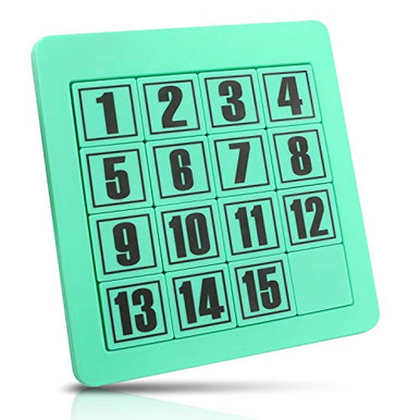 15 Numbers Puzzle Brain Teaser Puzzle Math Educational ToysSmooth Play ...