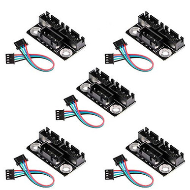 Aokin 5Pcs 3D Printer Dual Z Stepper Motor Parallel Module with 100mm ...