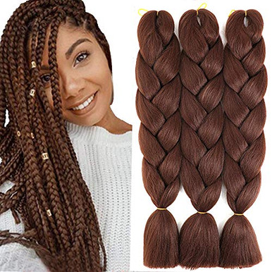 Synthetic Braiding Hair Jumbo Kanekalon Braids Hair Ombre Braiding Hair ...
