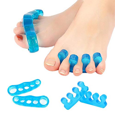Gel Toe Stretcher Toe Separators hammer toe loops relaxing toes bunion ...