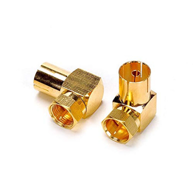 TLS_eagle RG6 F Type Right Angle 90 Degree Degree Connector Male to TV ...