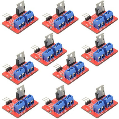 WGCD 10 PCS IRF520 MOSFET Driver Module for Arduino Raspberry Pi - Warehousesoverstock
