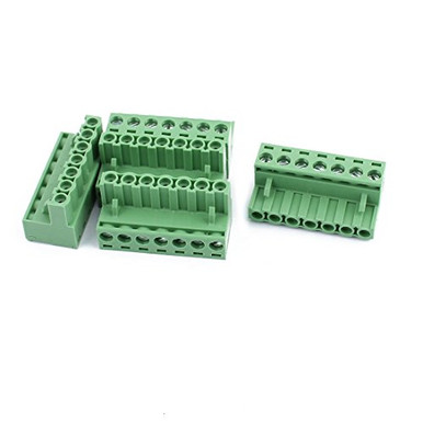 uxcell 5Pcs 300V KF2EDGK 5_08mm Pitch 7-Pin PCB Screw Terminal Block ...