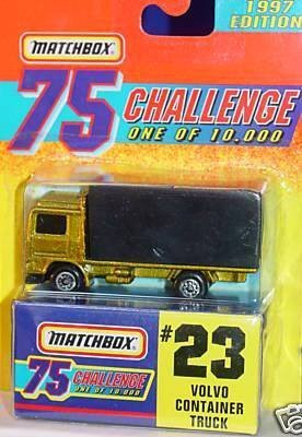 Matchbox Limited Edition 75 Challenge Volvo Container Truck ...
