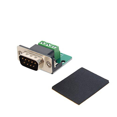 Fielect D-sub DB9 Breakout Board Connector 9 Pin 2 Row Male Port Solderless Terminal Block ...