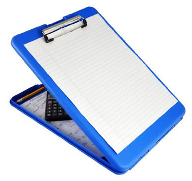 Saunders Blue SlimMate Plastic Storage Clipboard Light Weight ...