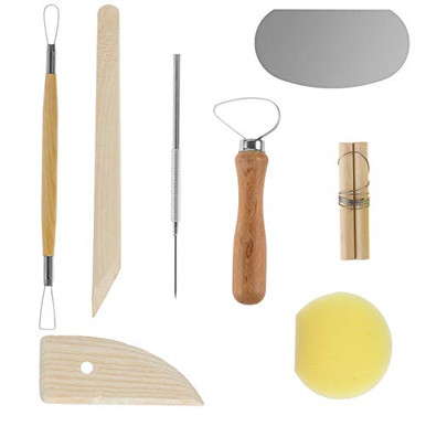 8 Pieces Pottery Tools and Clay Sculpting Tool Set for Pottery Modeling ...