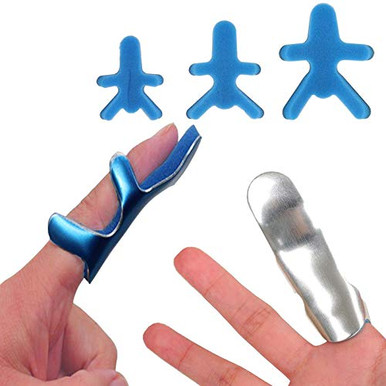 Footsihome 3 Pack Finger Splints Metal Finger Support Finger Knuckle ...