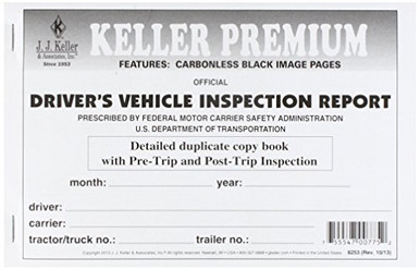 J_J_ Keller 8253 Detailed Drivers Vehicle Inspection Report ...