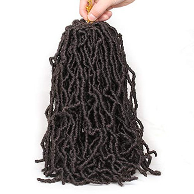 Leeven 12 Inch Natural Black Nu Faux Locs Crochet Braids Hair for Short ...