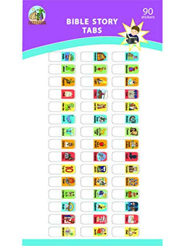 Bible Tabs for Kids - Quickly Find Bible Stories and Verses - Pack of ...
