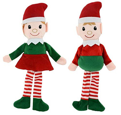 9 Elf Little Helper Plush Toys-Set of 2 Boy and Girl - Warehousesoverstock
