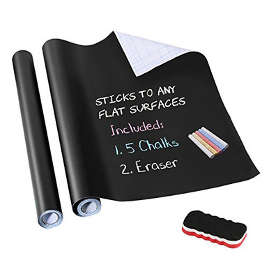 Chalkboard Contact Paper，LeeLoon Chalk Paper Wall Decals Stickers Self ...