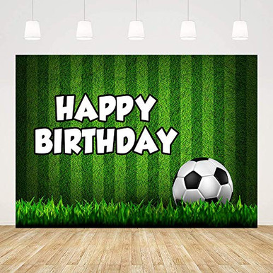 Mehofond Soccer Football Theme Birthday Party Backdrop for Boy Football ...
