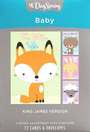 Dayspring - Baby - Animal - 12 Boxed Cards - KJV 15077 ...