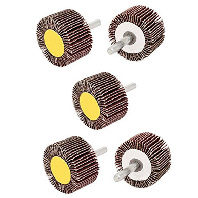 Utoolmart 40mm Flap Wheels Shank Mounted Sanding Disc Abrasive Wheel 80 ...