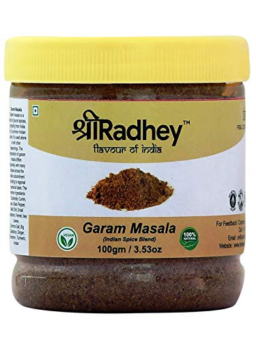 Shree Radhey Garam Masala Indian 15 Spice Blend 3_53 oz 100 gm All ...