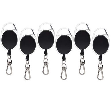 GreeSuit Elliptical Keychain Portable Key Holder Easy to Pull Buckle ...