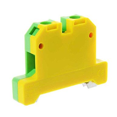 YXQ EK1035 Grounding Terminal Blocks 10mm2 Wire 800v Rail Mount Circuit ...