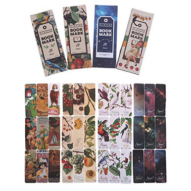 112 Pcs Vintage Style Bookmarks Retro Cardboard Bookmarks Creative ...