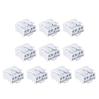 uxcell Spring Connectors Quick Wire Connector No Screws Terminal ...