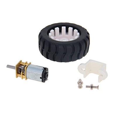 Fielect Mini Gear Motor DC 6V 100RPM Miniature Gear DC Motor with Fixed ...