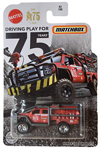 Matchbox Ford F 350 Superduty red 82100 Driving Play for 75 Years ...